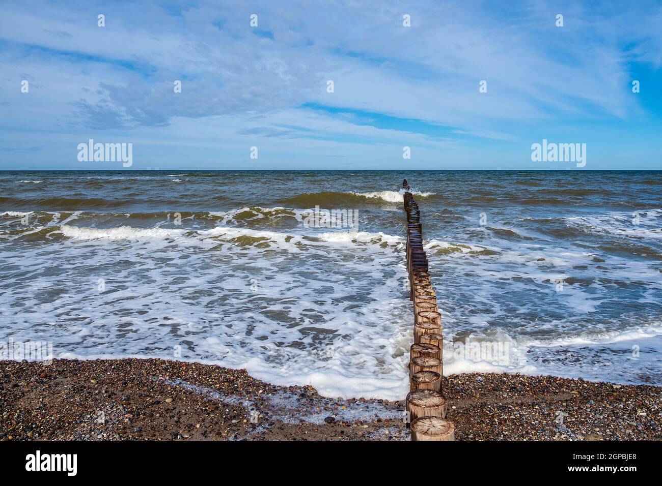 Beach on the Baltic Sea coast in Nienhagen, Germany Stock Photo - Alamy