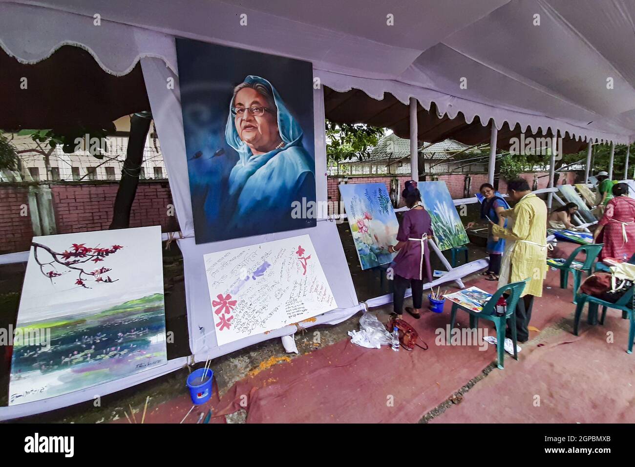 Sheikh hasina 2021 hi-res stock photography and images - Alamy