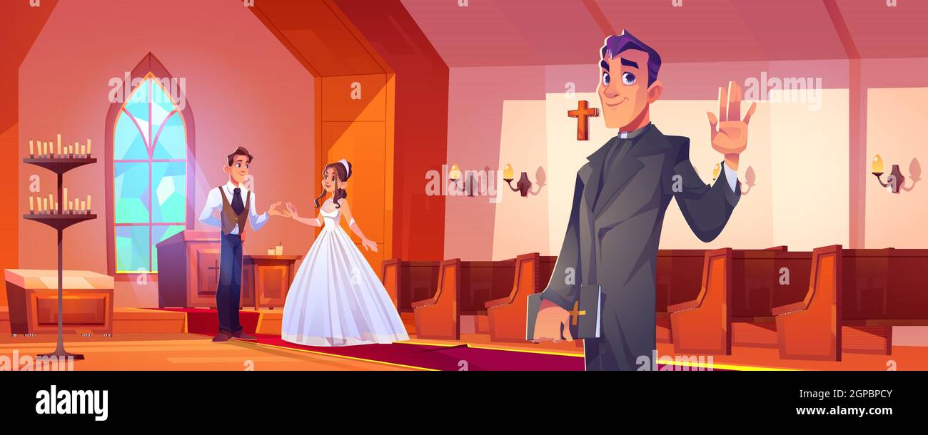Cartoon Wedding Ceremony