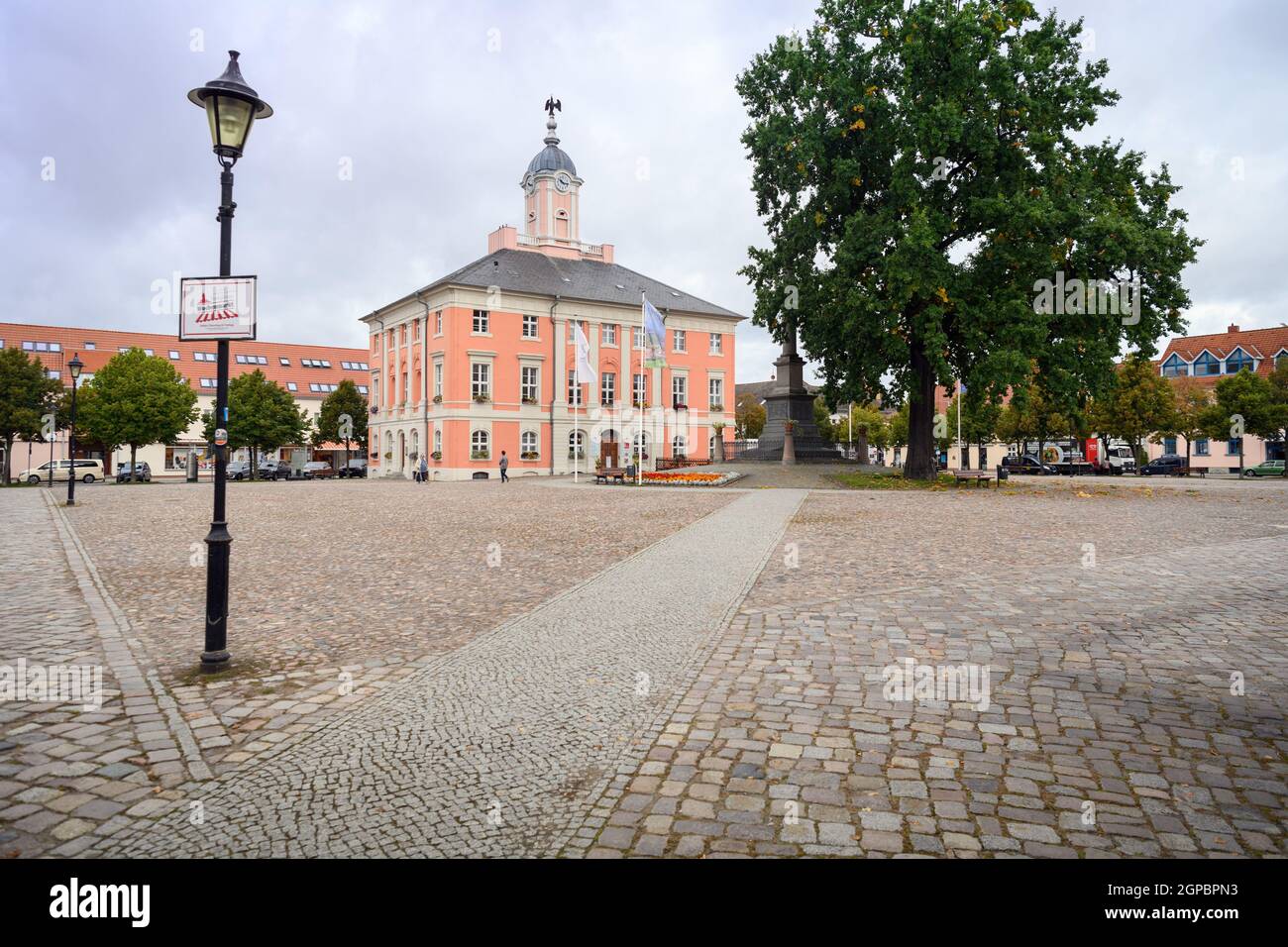 Templin, Germany. 16th Sep, 2021. The Old Town Hall on the market ...