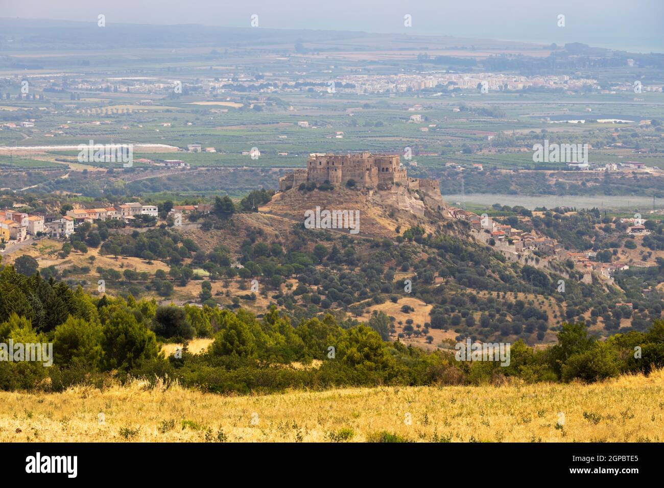 Rocca Imperiale castle in Cosenza province, Calabria, Italy Stock Photo ...