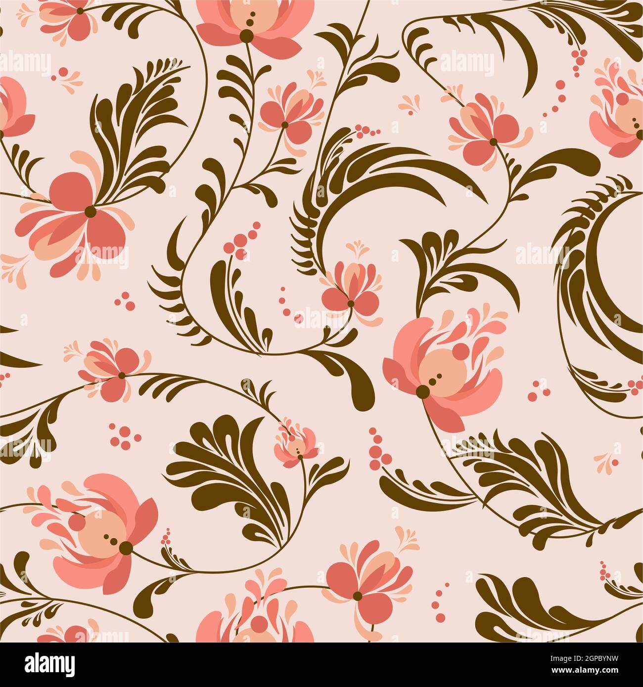 Spring trend pattern. Seamless pattern for printing onto fabric and ...