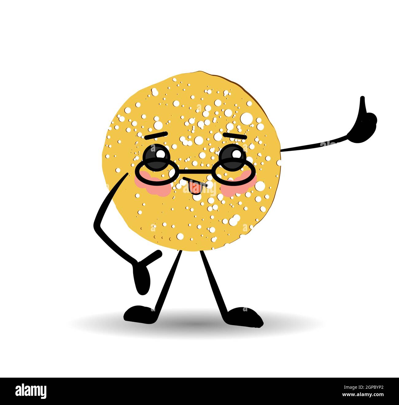 pancake character. Vector illustration isolated on white background ...