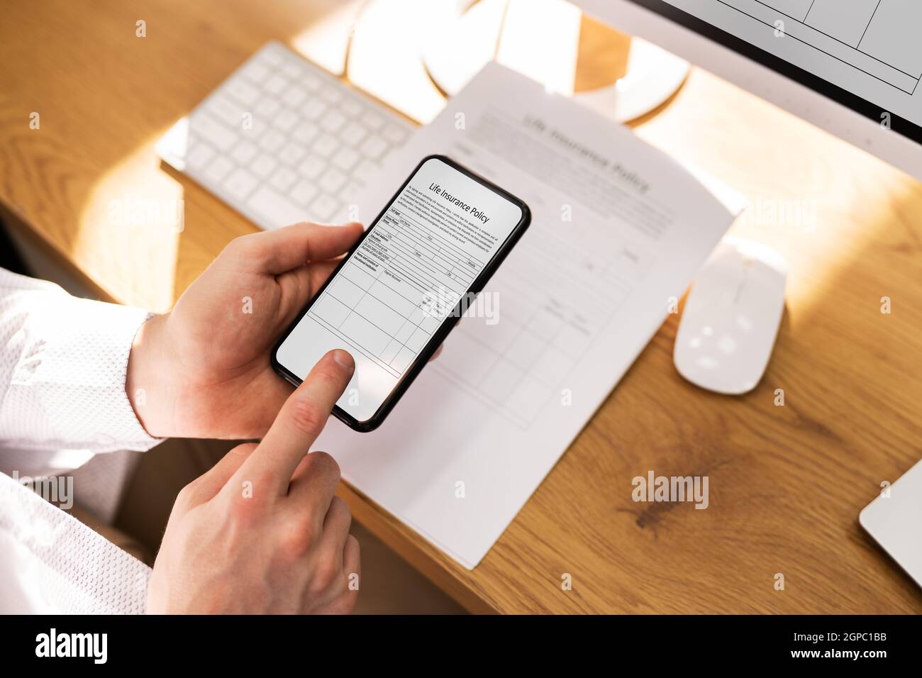 OCR Recognition Taking Photo Using Mobile Phone Stock Photo - Alamy