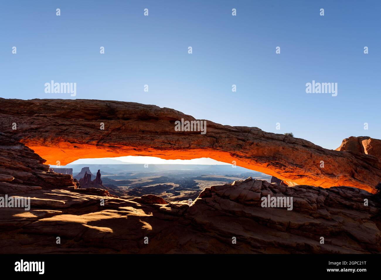 Landscape arch sunrise hi-res stock photography and images - Alamy