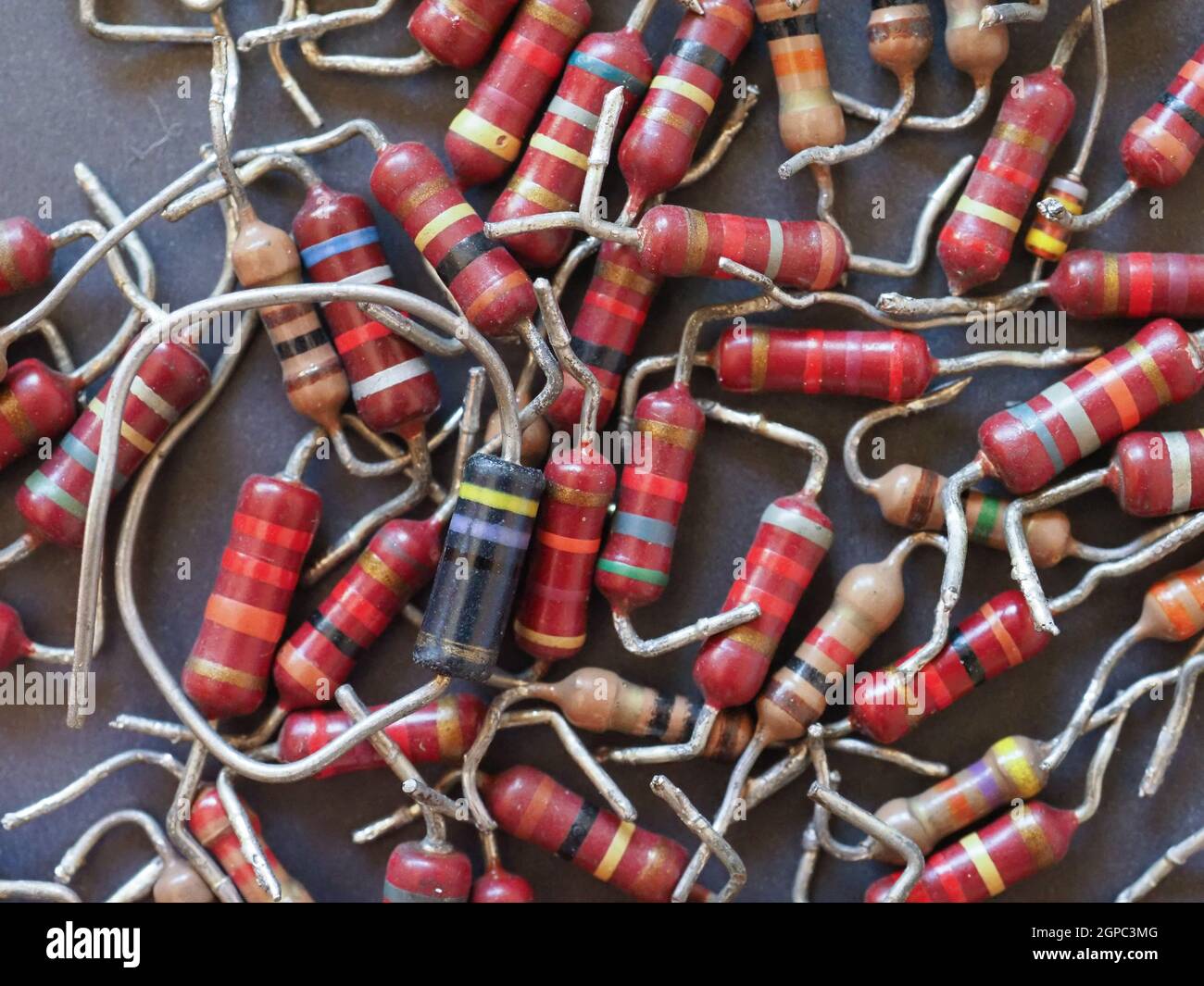 Passive resistor for electrical resistance in a circuit Stock Photo - Alamy