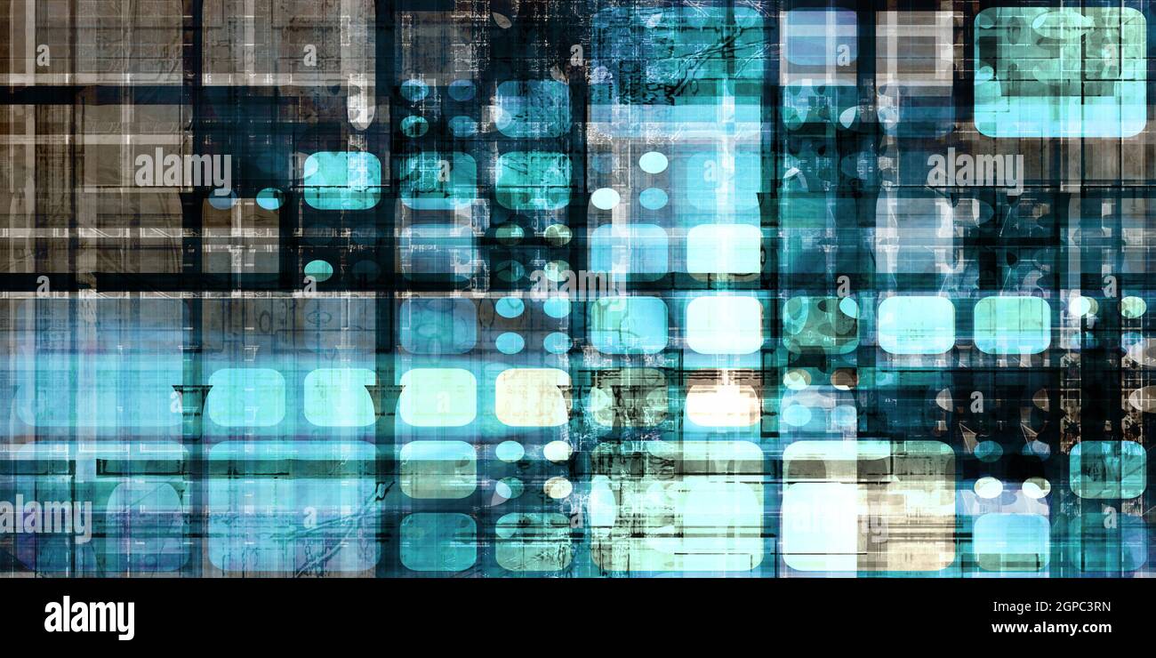 Technology Tunnel with Fast Digital Data Packets Stock Photo - Alamy