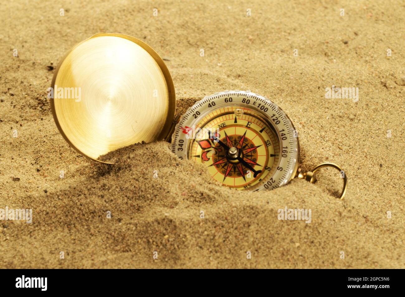 A lost compass buried into the sands below makes it hard to find your ...