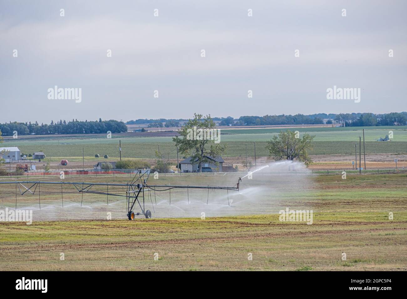 Crops being irrigated hi-res stock photography and images - Alamy