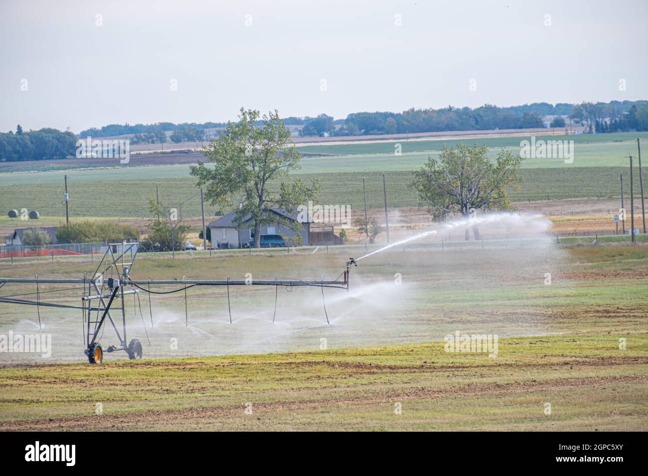 Crops being irrigated hi-res stock photography and images - Alamy
