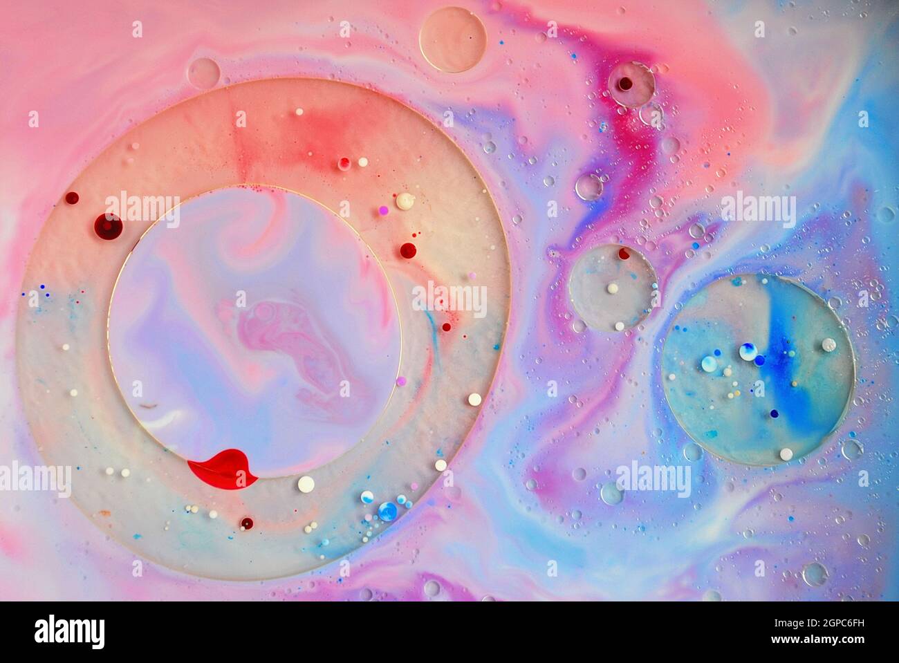 Abstract colors, backgrounds and textures. Food Coloring in milk. Food ...