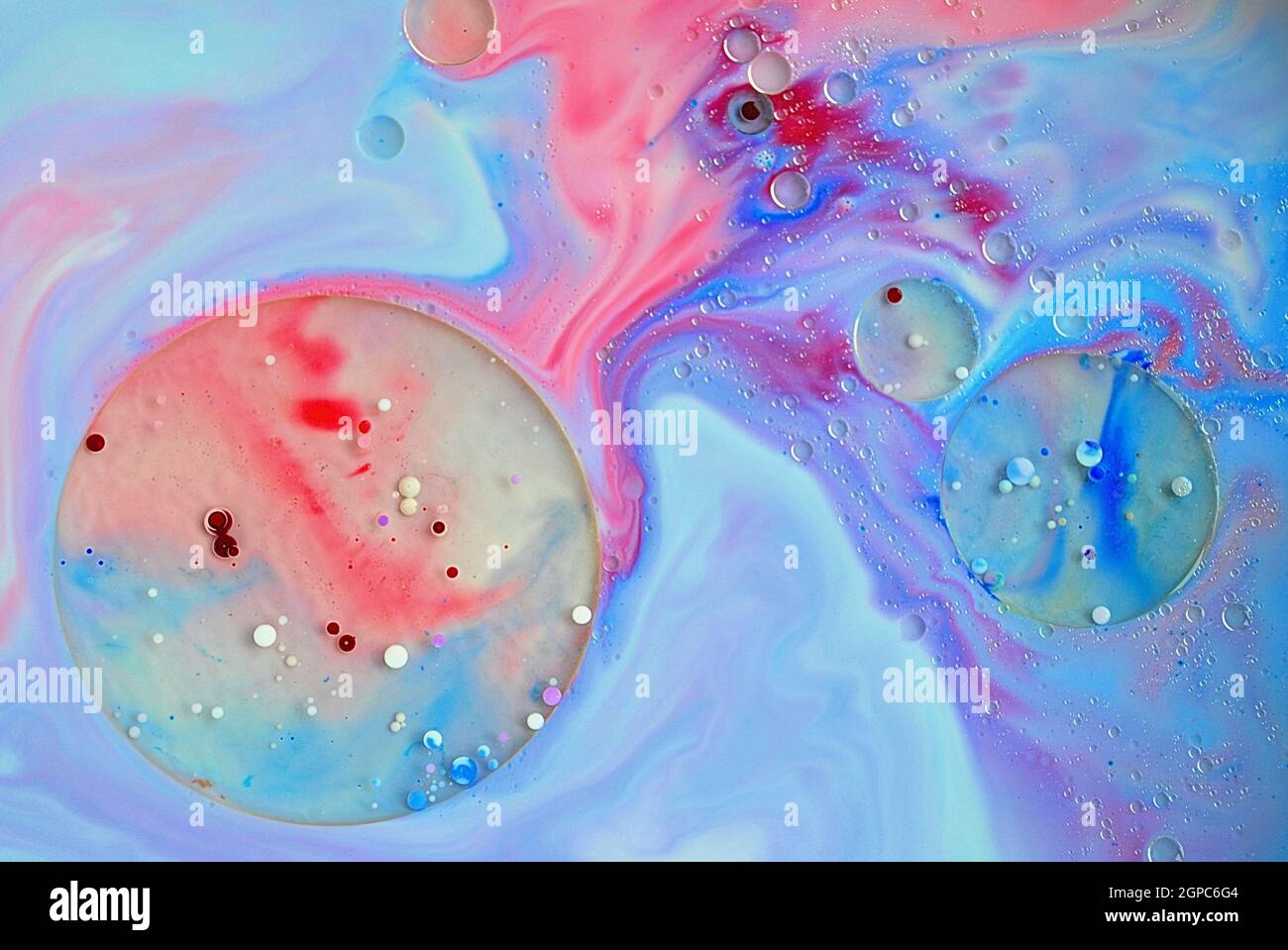 Abstract colors, backgrounds and textures. Food Coloring in milk. Food ...