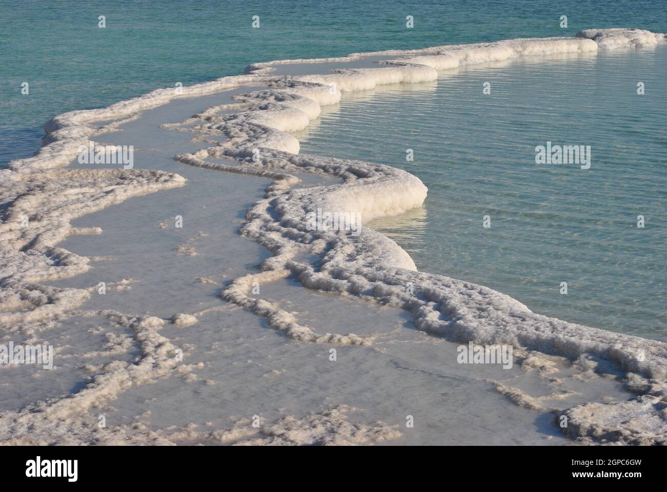 Dead Sea shore. Minerals and salt Israel Stock Photo - Alamy