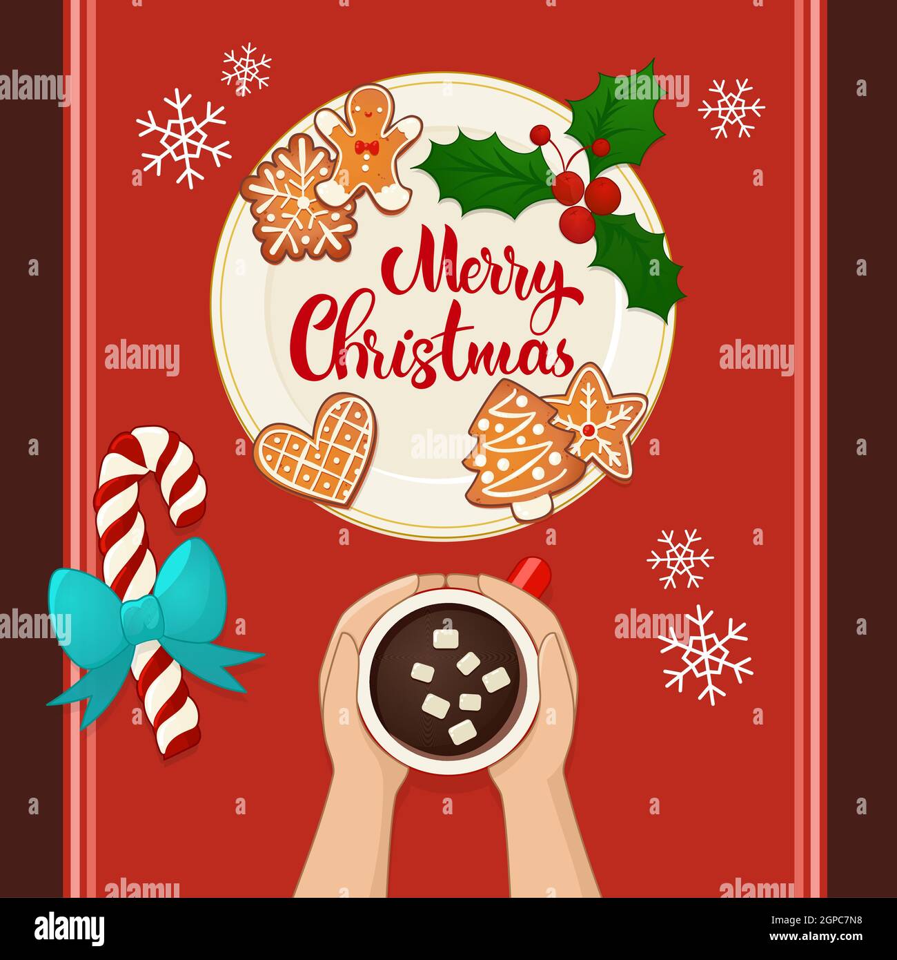 Christmas Cookies And Cocoa Clipart