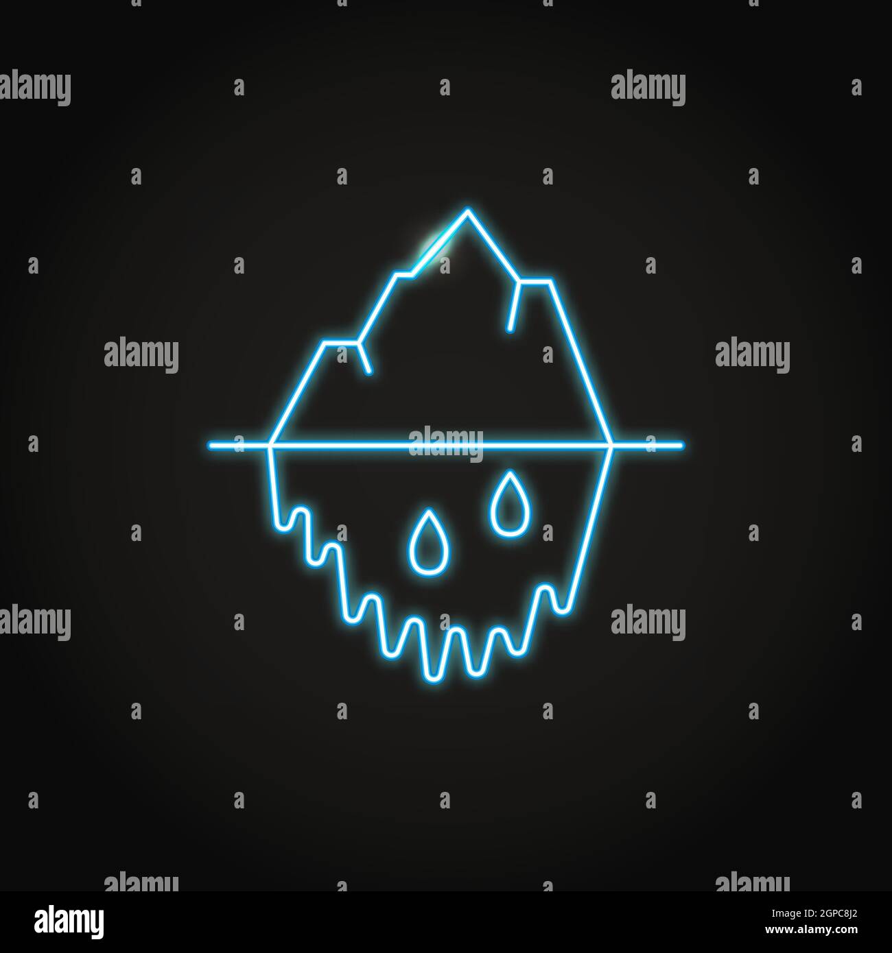 Winter global warming climate change ecology Stock Vector Images - Alamy