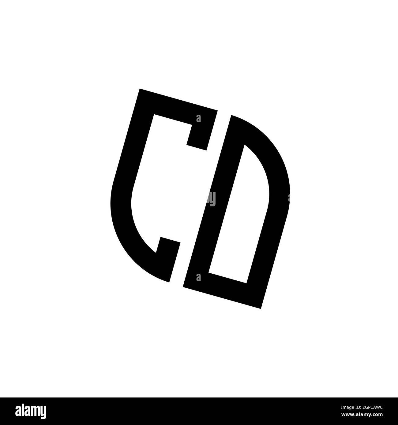 CL logo with golden diamond shape style vector, monogram geometric ...