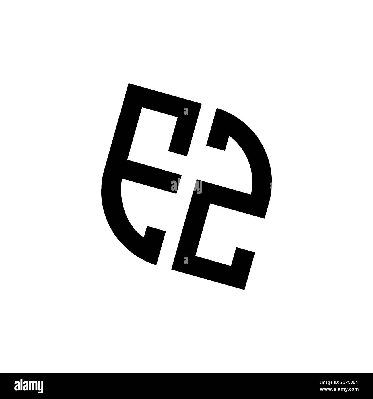 ES logo with golden diamond shape style vector, monogram geometric ...