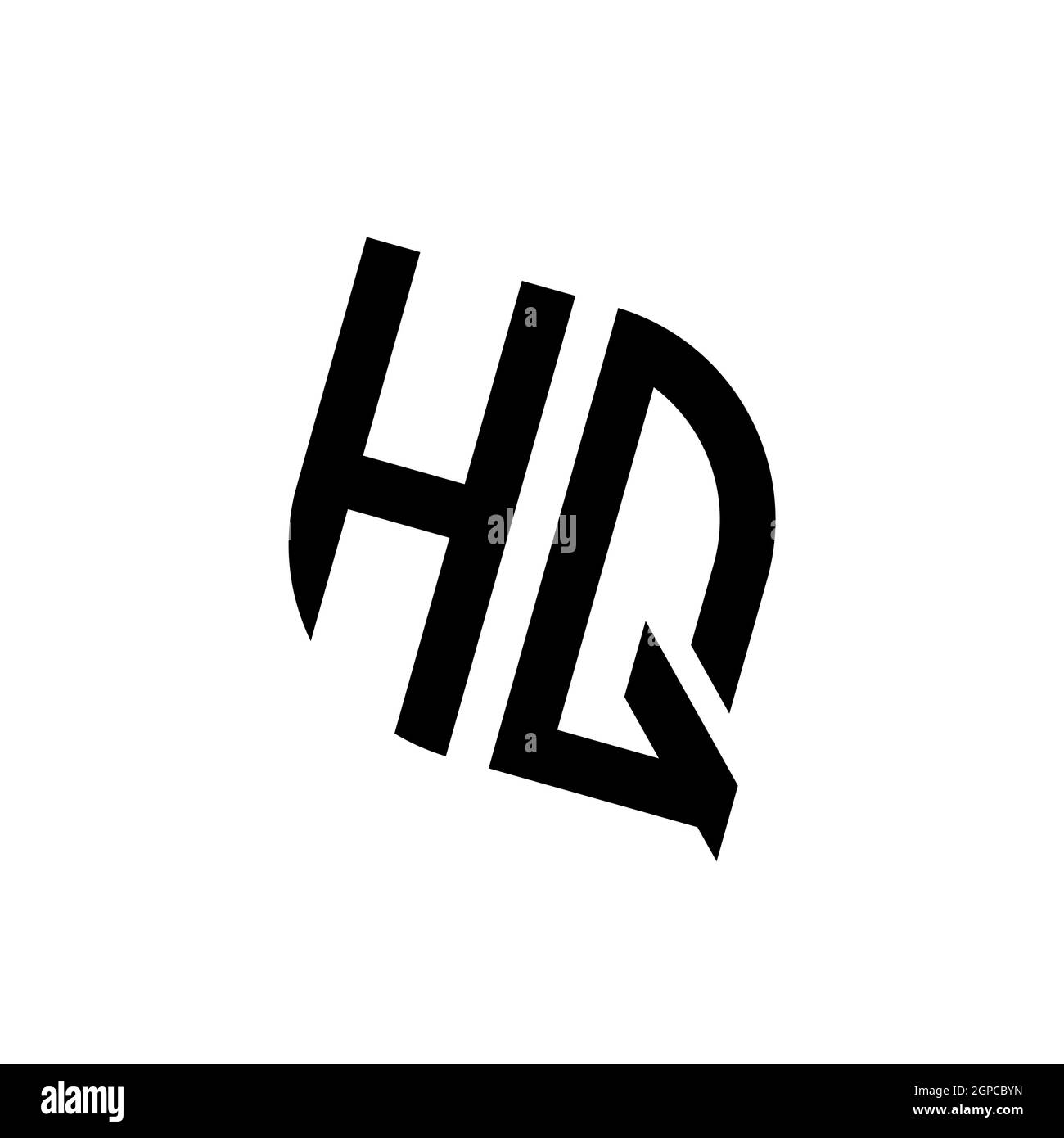 HI logo with golden diamond shape style vector, monogram geometric ...