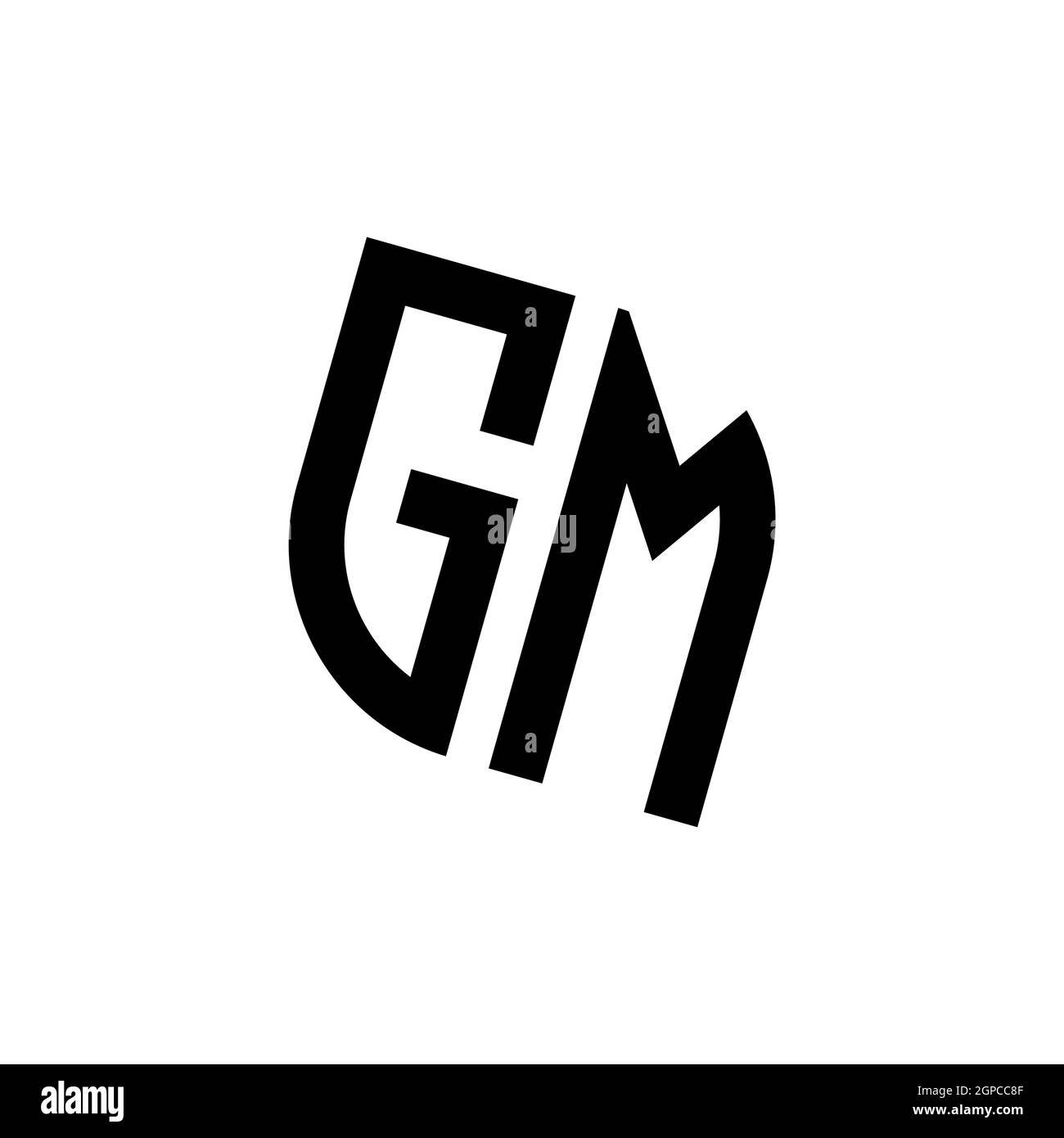 GF logo with golden diamond shape style vector, monogram geometric ...