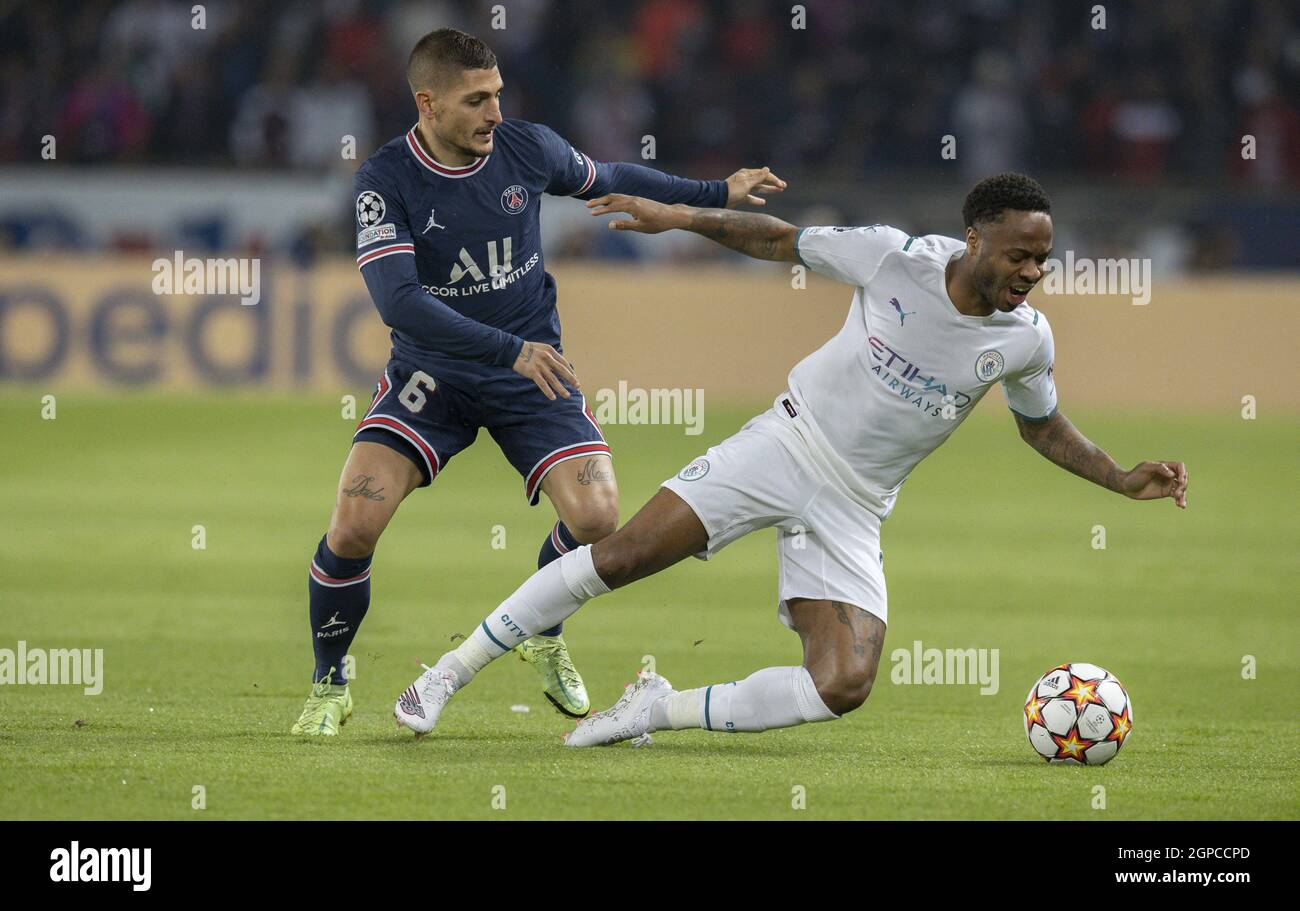 Marco VERRATTI of PSG in action during the Champion's League Paris ...