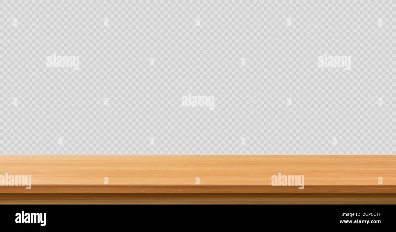 Large table top solid wood texture, transparent background - Vector ...