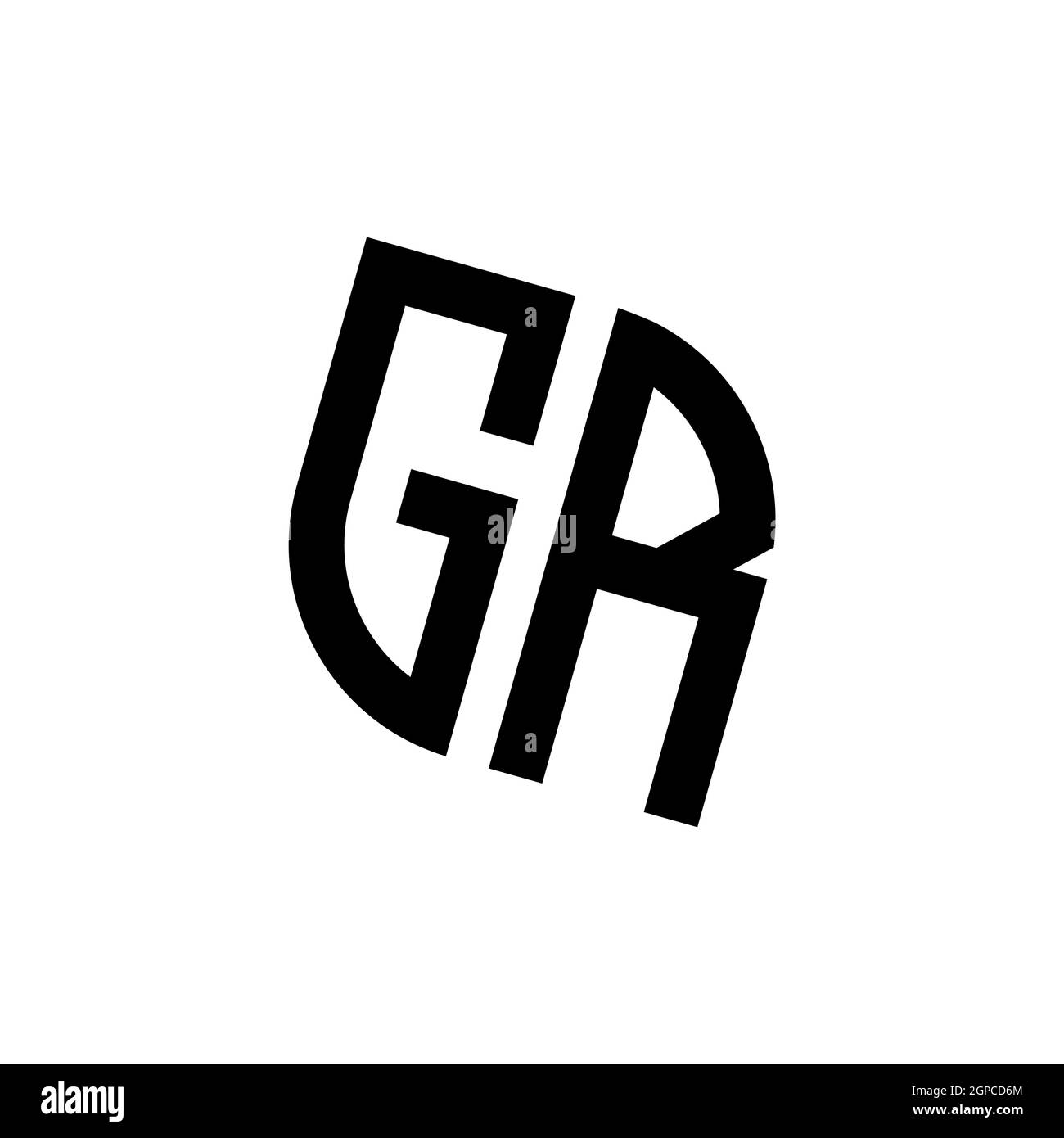 GK logo with golden diamond shape style vector, monogram geometric ...