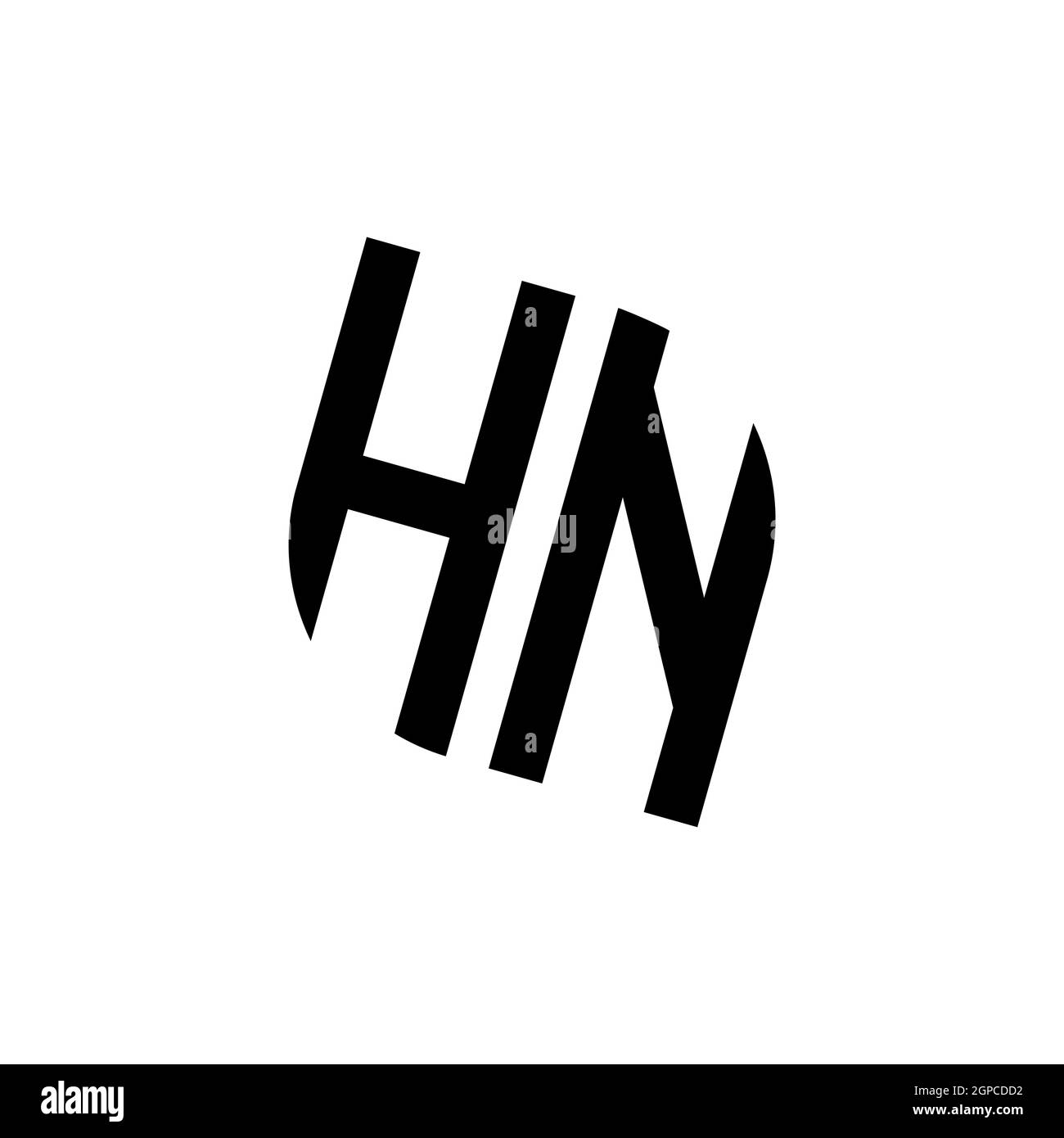 HF logo with golden diamond shape style vector, monogram geometric ...