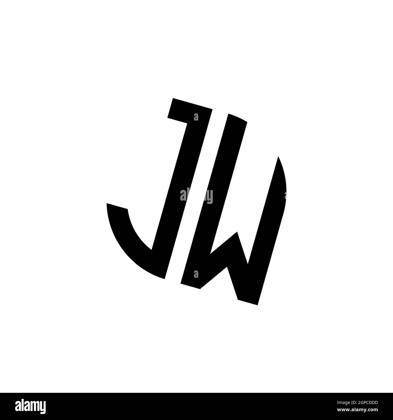 JL logo with golden diamond shape style vector, monogram geometric ...