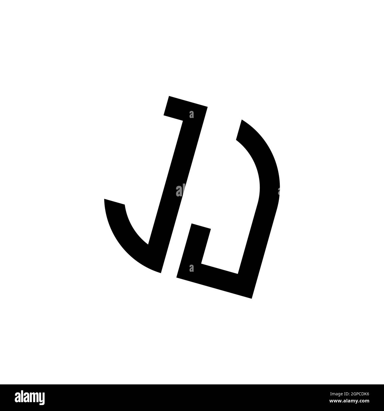 JA logo with golden diamond shape style vector, monogram geometric ...