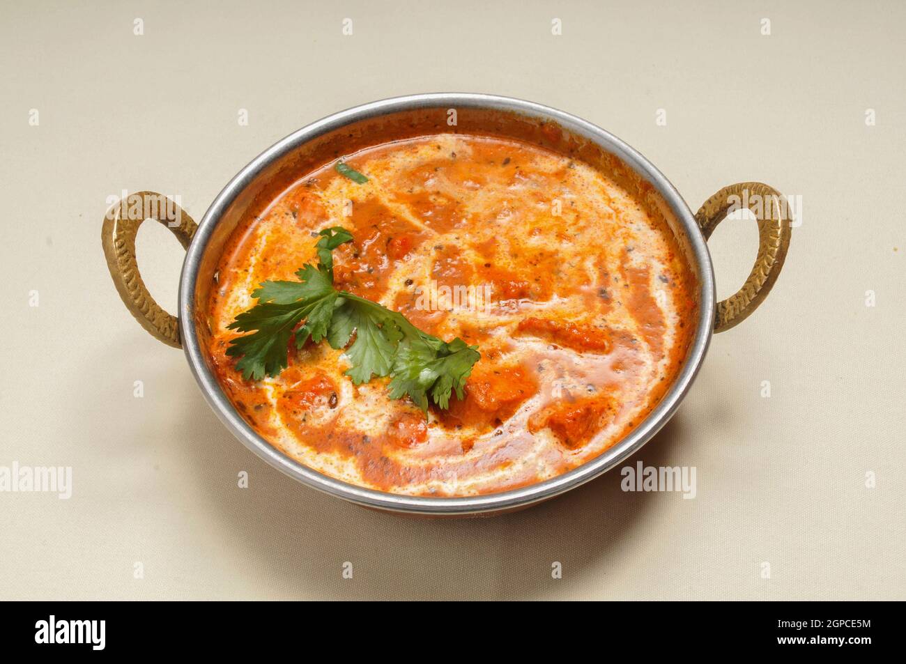 Authentic and traditional Indian cuisine dish known as butter chicken ...