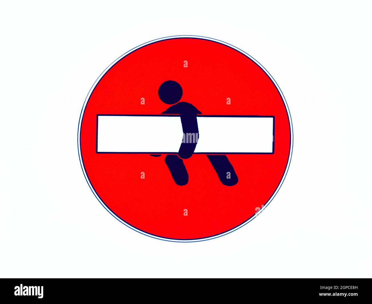 Caution heavy load sign hi-res stock photography and images - Alamy