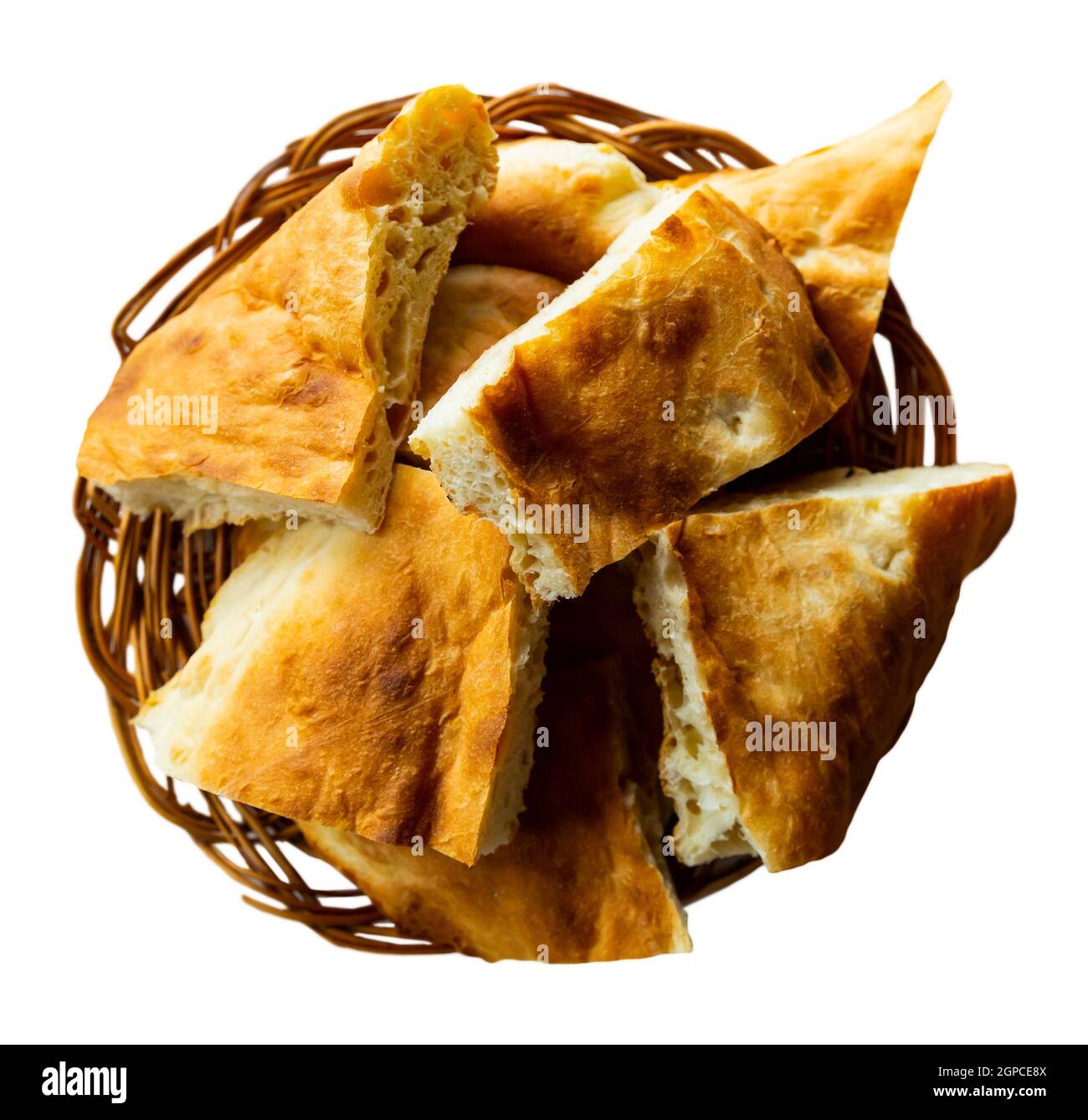 Traditional Georgian bread. Fresh baked lavash Stock Photo - Alamy