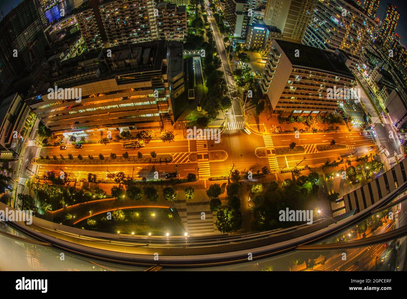 Image of Tokyo Toyosu of the road. Shooting Location: Tokyo ...