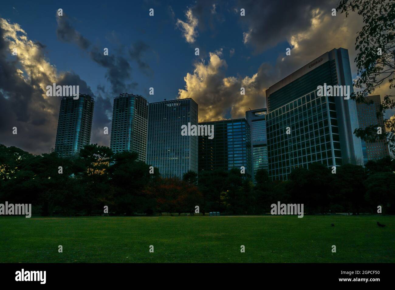Shinbashi Shiodome building group of. Shooting Location: Tokyo ...