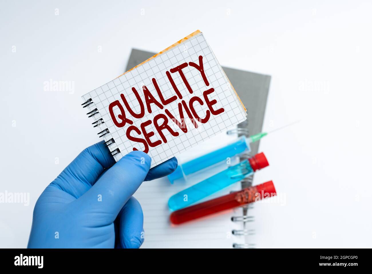 Conceptual display Quality Service. Word Written on how well delivered ...