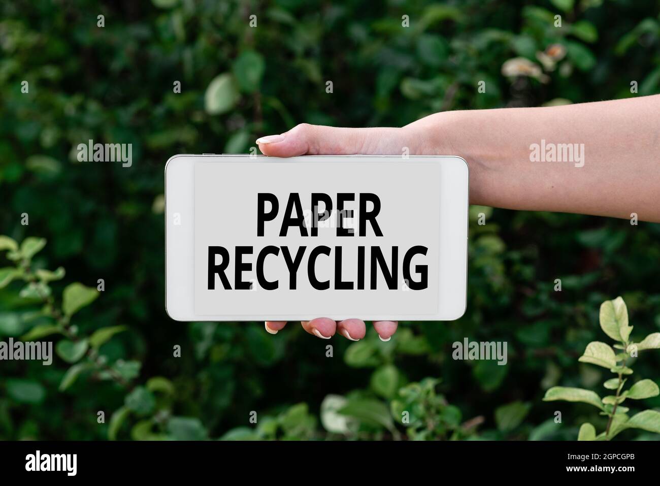 Text showing inspiration Paper Recycling. Word Written on Using the ...