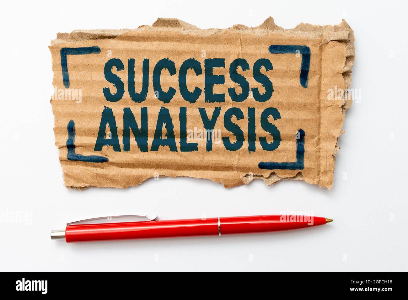 Text Sign Showing Success Analysis Word Written On Creating Graph To Determine Increase In
