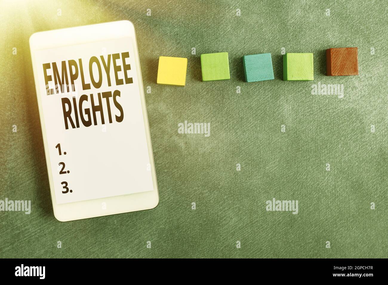 Writing displaying text Employee Rights. Internet Concept All employees ...