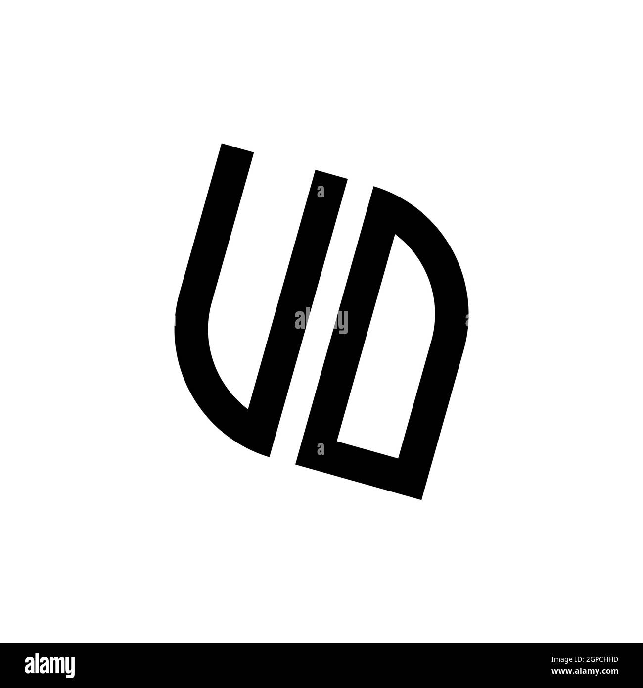 UO logo with geometric shape vector monogram design template isolated ...