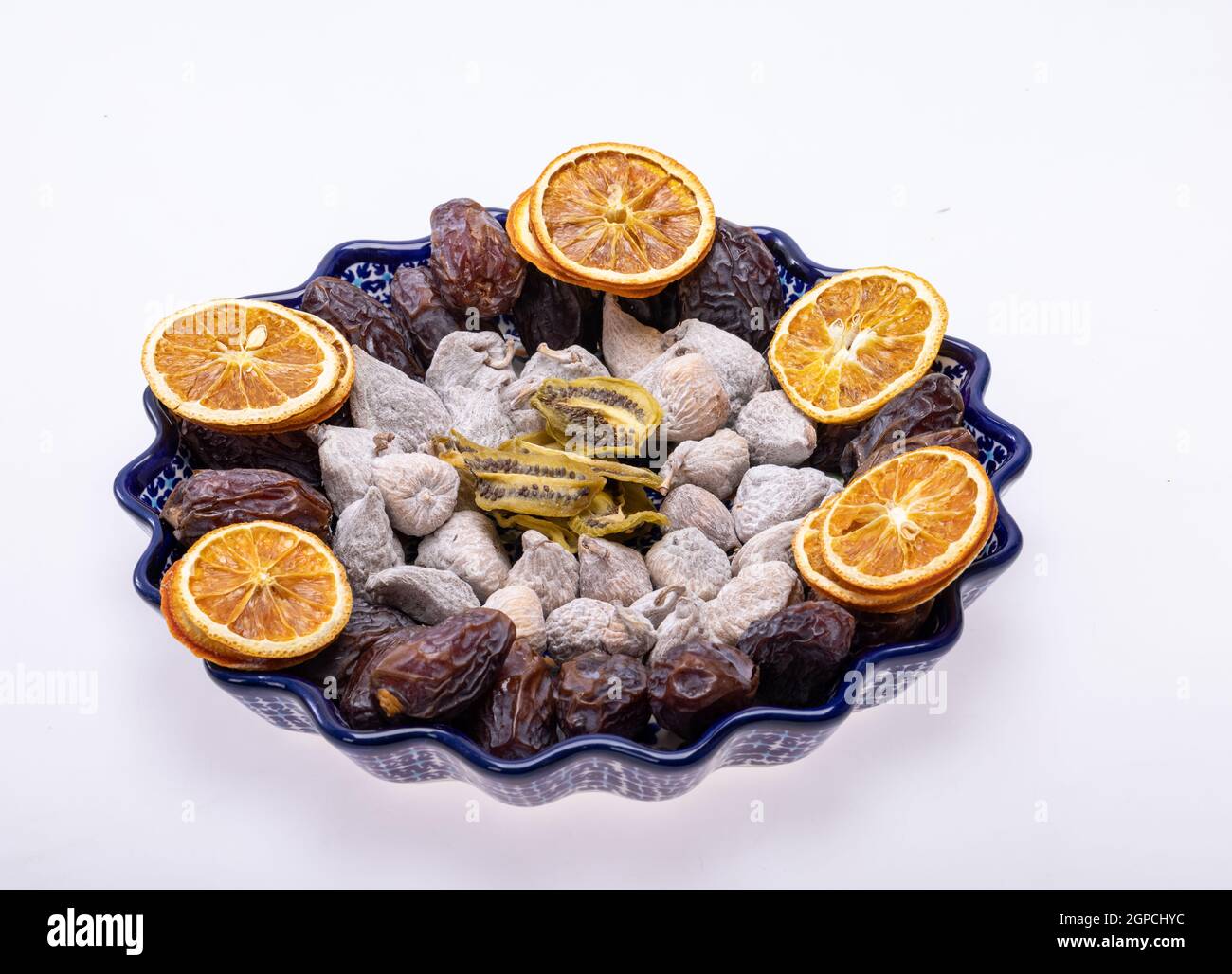 Set of dried tropical fruits. A healthy and nutritious snack and an ...