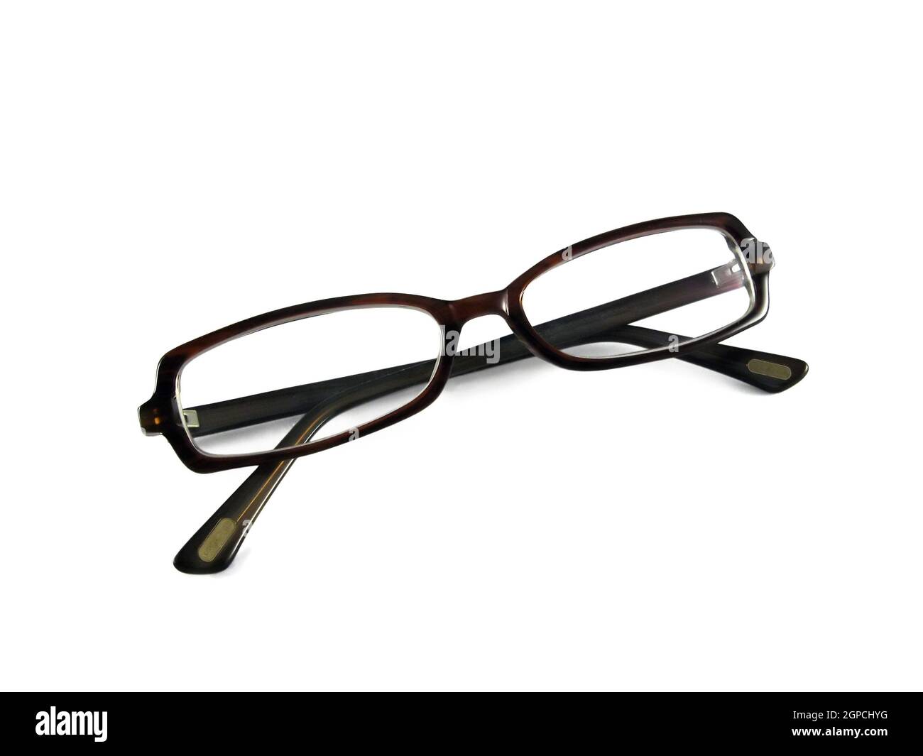 isolated fashionable spectacles over white background Stock Photo - Alamy