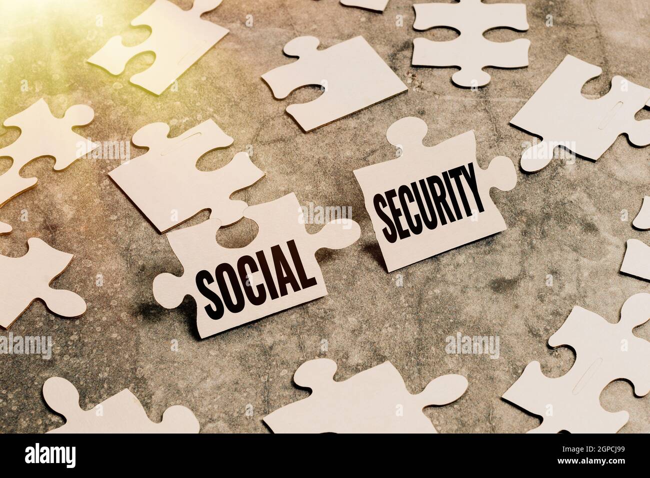 Writing Displaying Text Social Security Word Written On Assistance From State Showing With