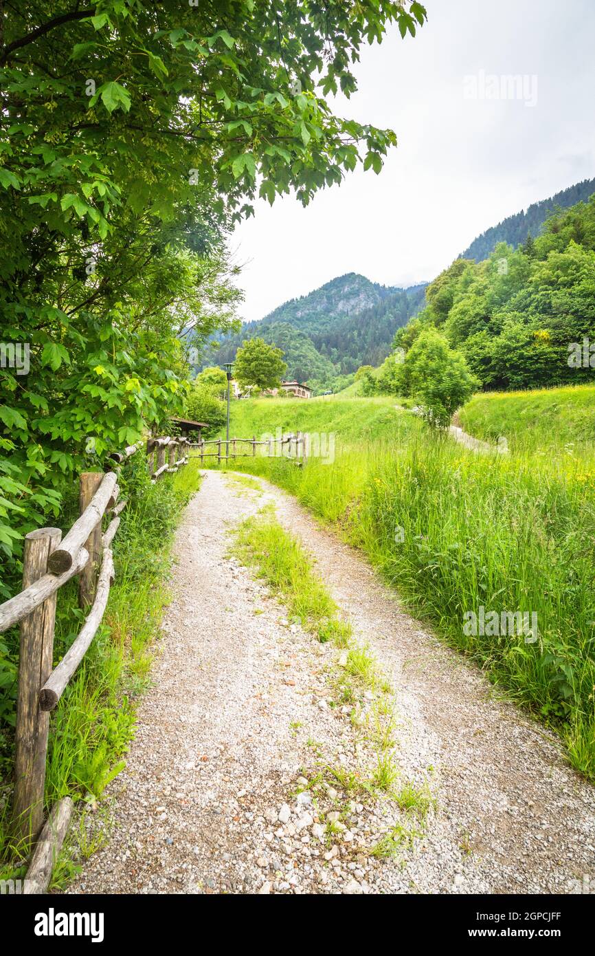 Panoramic natural landscapes. Wide-open spaces. Bagolino, Gaver ...