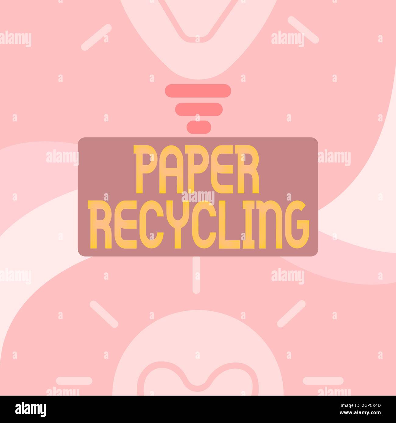 Text showing inspiration Paper Recycling. Business overview Using the ...