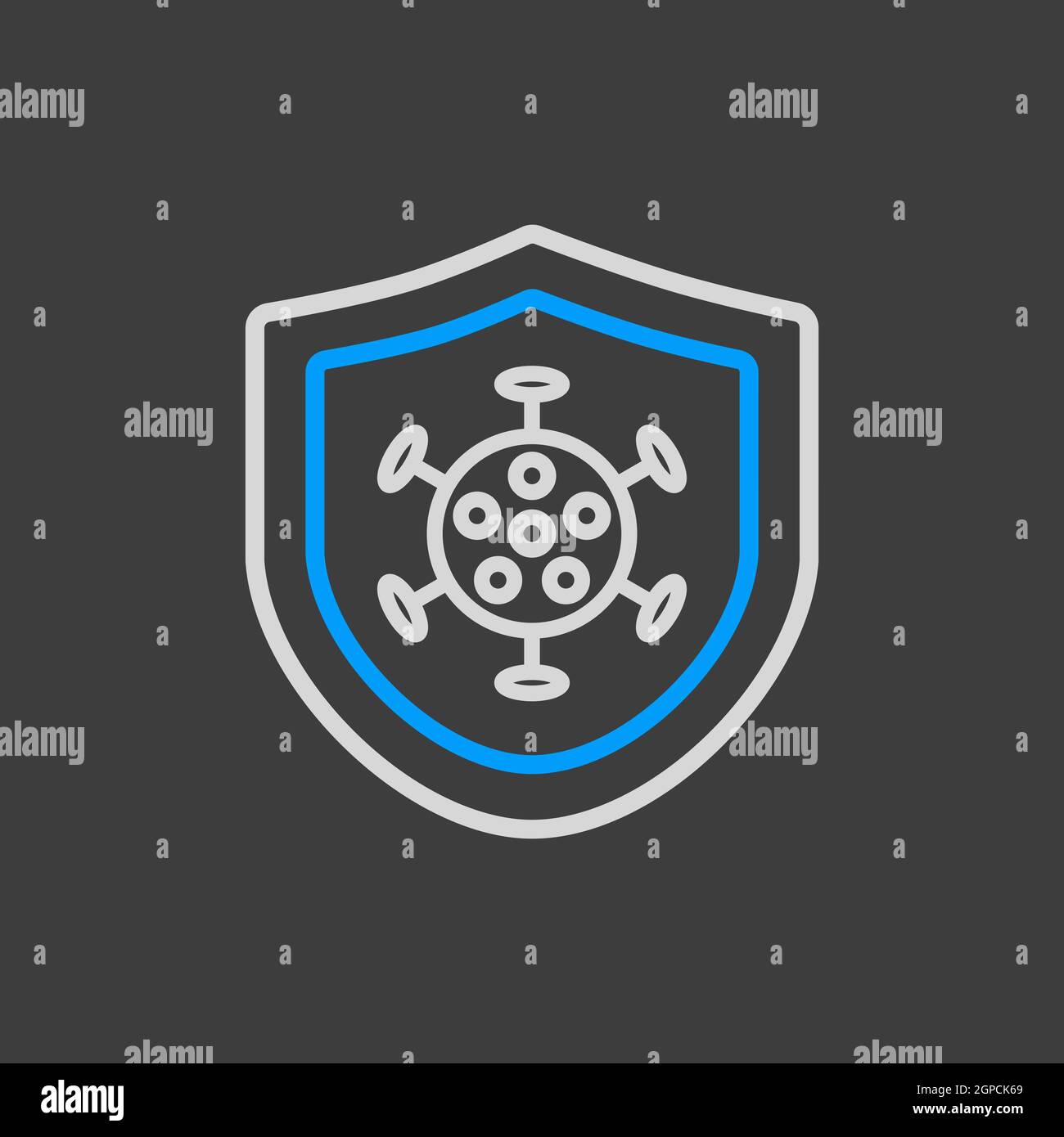 Corona virus protection vector icon. Medical sign. Coronavirus. Graph ...