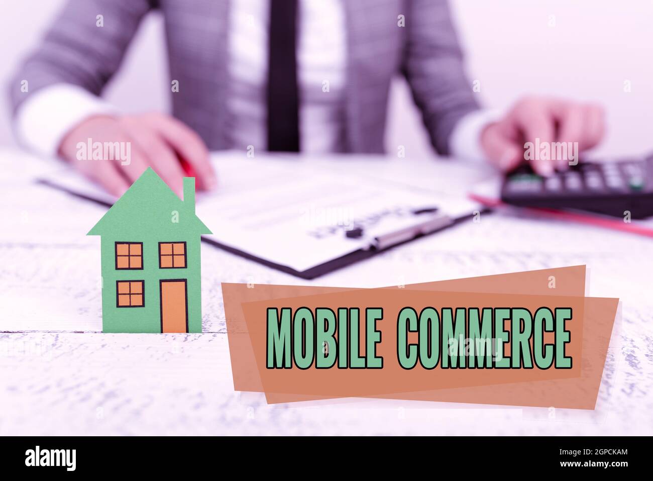 Inspiration Showing Sign Mobile Commerce Business Concept Using Mobile
