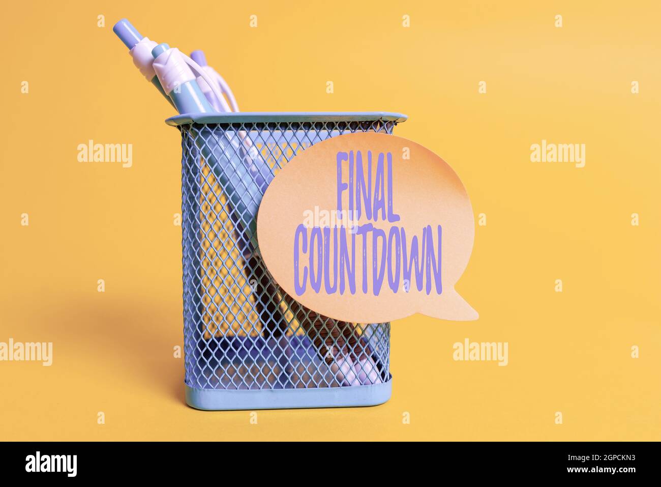 Handwriting text Final Countdown. Business showcase Last moment of any ...