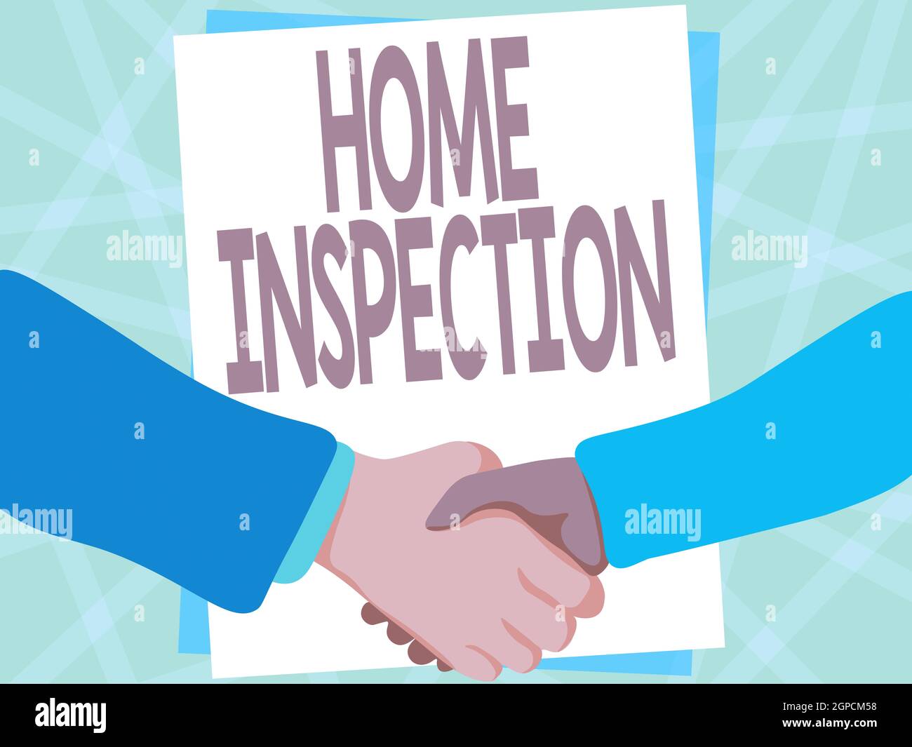 Hand writing sign Home Inspection. Conceptual photo Examination of the ...