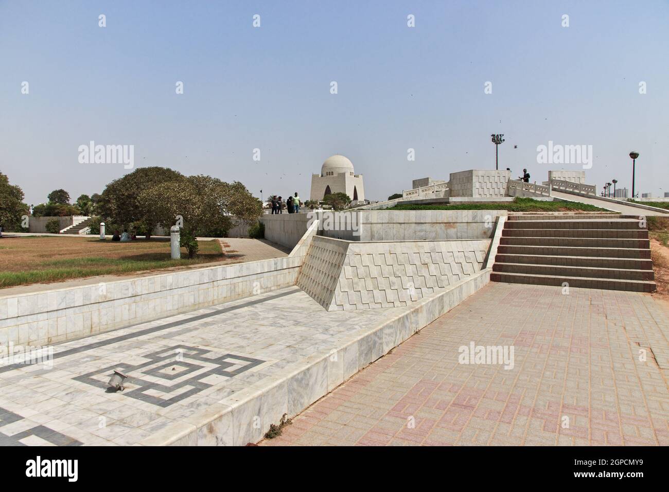Mazar E Quaid, Jinnah Mausoleum, the tomb in Karachi, Pakistan Stock ...