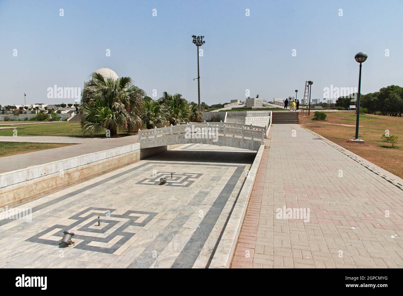 Mazar E Quaid, Jinnah Mausoleum, the tomb in Karachi, Pakistan Stock ...
